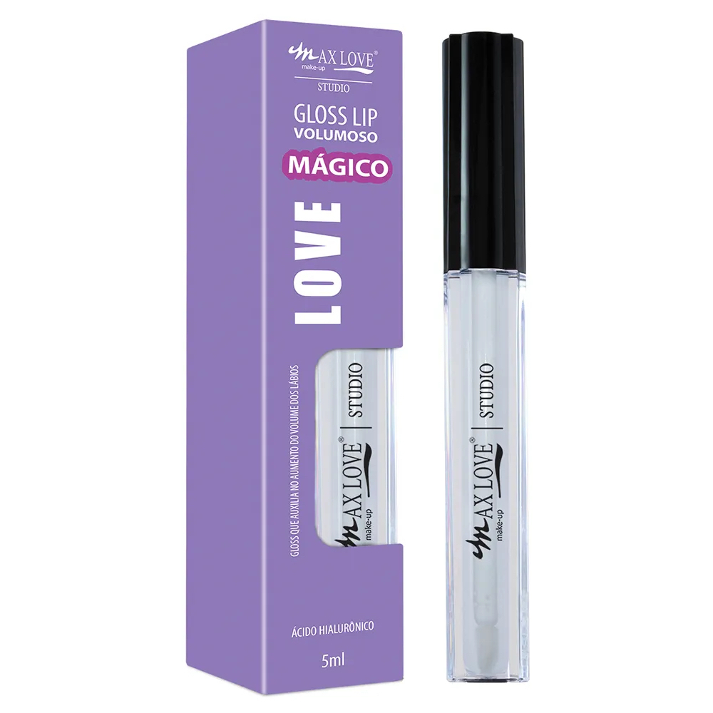 KIT 2 Gloss Lip Volumoso Mágico Love Max Love | Shopee Brasil