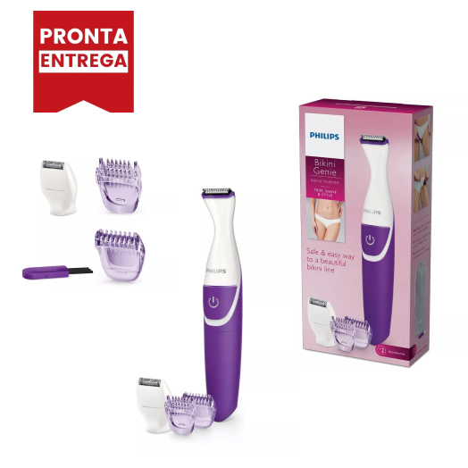Depilador de pêlos aparador elétrico Philips Bikini Genie BRT 383/15 ...