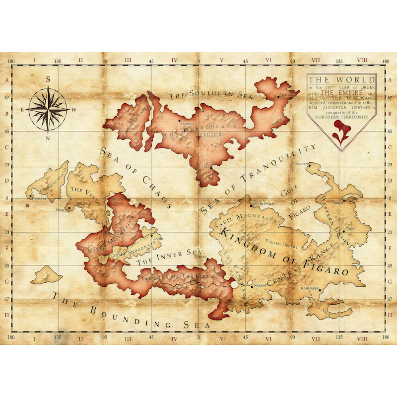 Poster: Final Fantasy VI - Mapa | Shopee Brasil