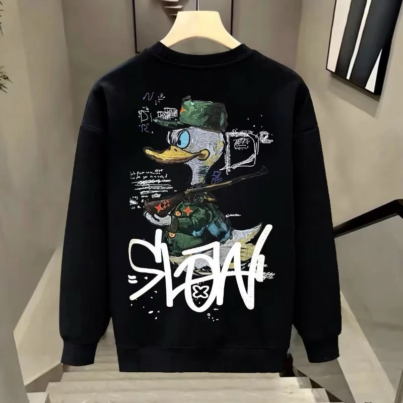 Moletom Careca Grife Slon Desenho De Pato Promoção Envio Rápido ...