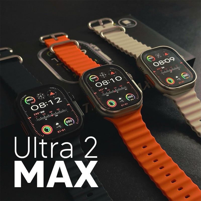 Smartwatch Ultra 2 Max - Tela Amoled, Função 2 Gestos E Cpu Dual Core ...
