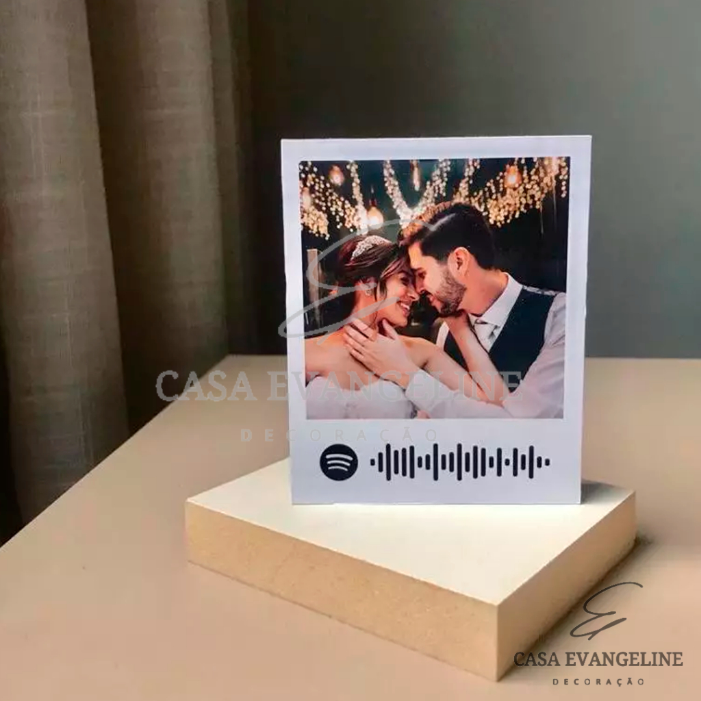 Kit 20 Bases de MDF BRANCO 10x8cm Para Fotos Polaroid de Mesa adesivas ...