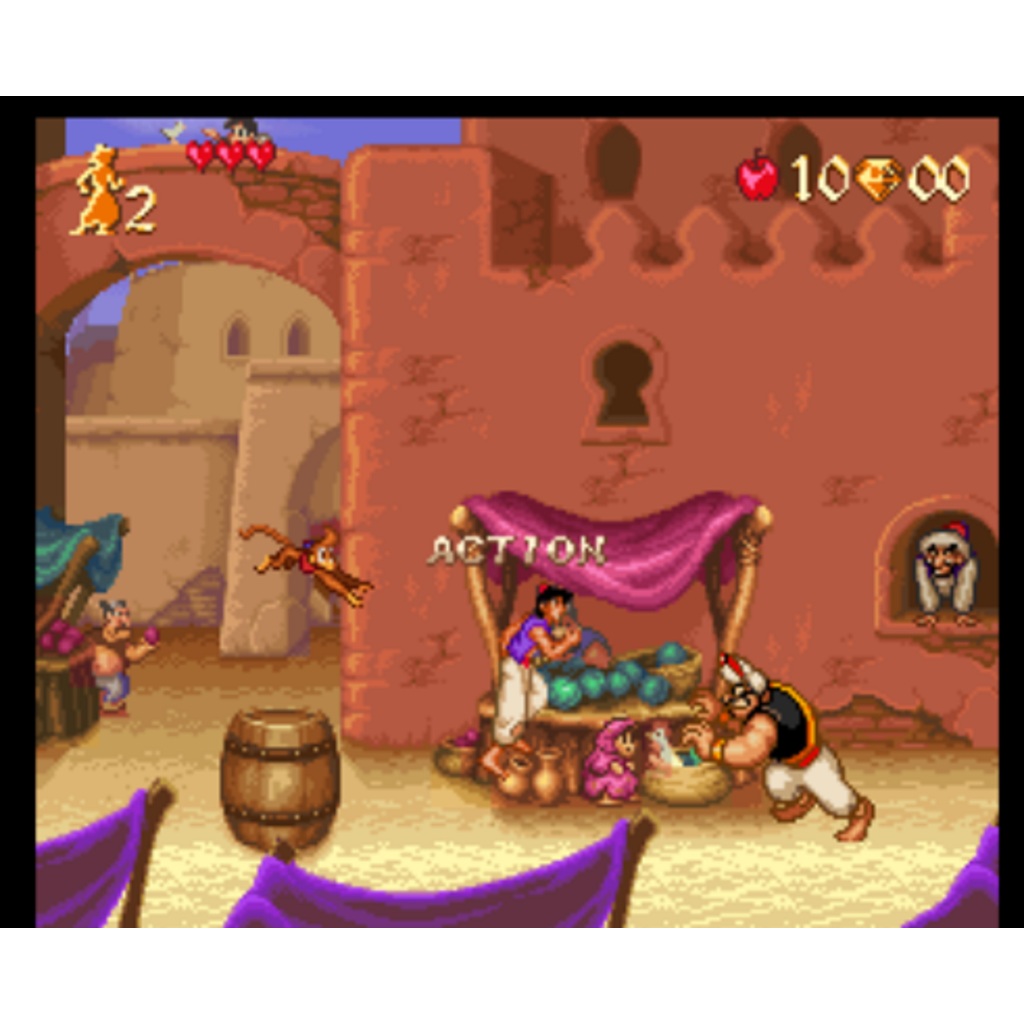 Aladdin Legendado em Portugues Super Nintendo Snes
