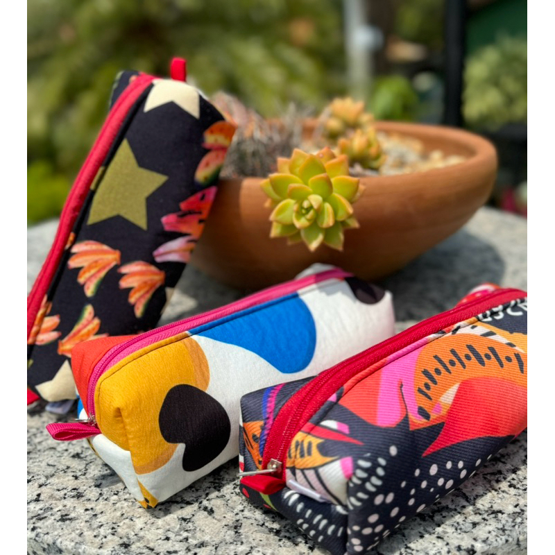 necessaire / estojo estampa estilo farm variadas | Shopee Brasil