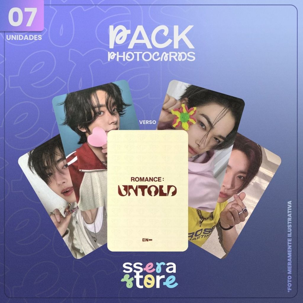 ENHYPEN ROMANCE:UNTOLD Inceptio Arcanum Concessio Photocards Fanmade ...