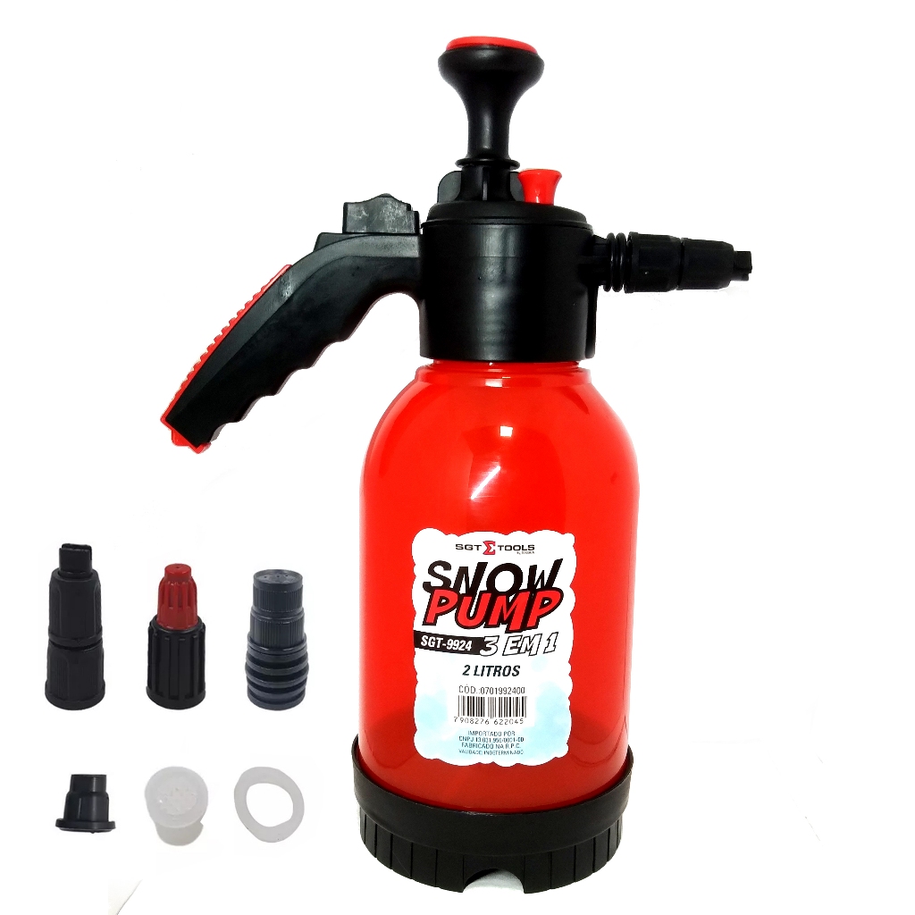 Snow Pump 3 Em 1 Pulverizador Manual Híbrido Sigma Snow Foam | Shopee ...