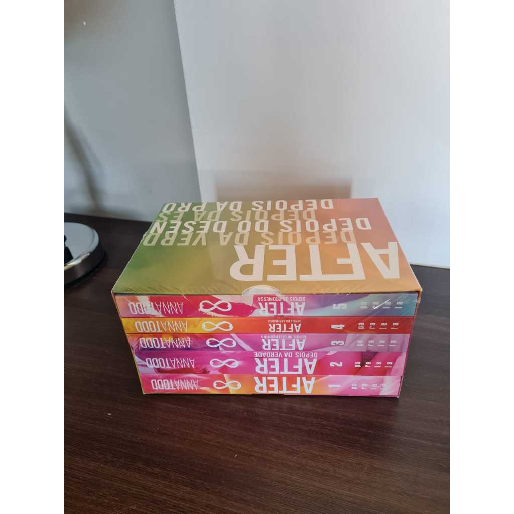 Box De Livros AFTER - 5 Livros (LACRADO) | Shopee Brasil