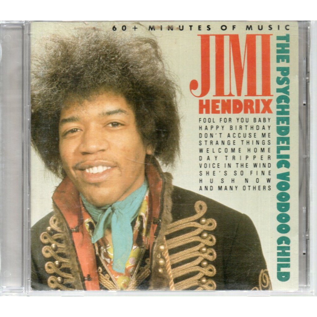 CD JIMI HENDRIX - THE PSYCHEDELIC VOODOO CHILD ( 1998 ) | Shopee Brasil