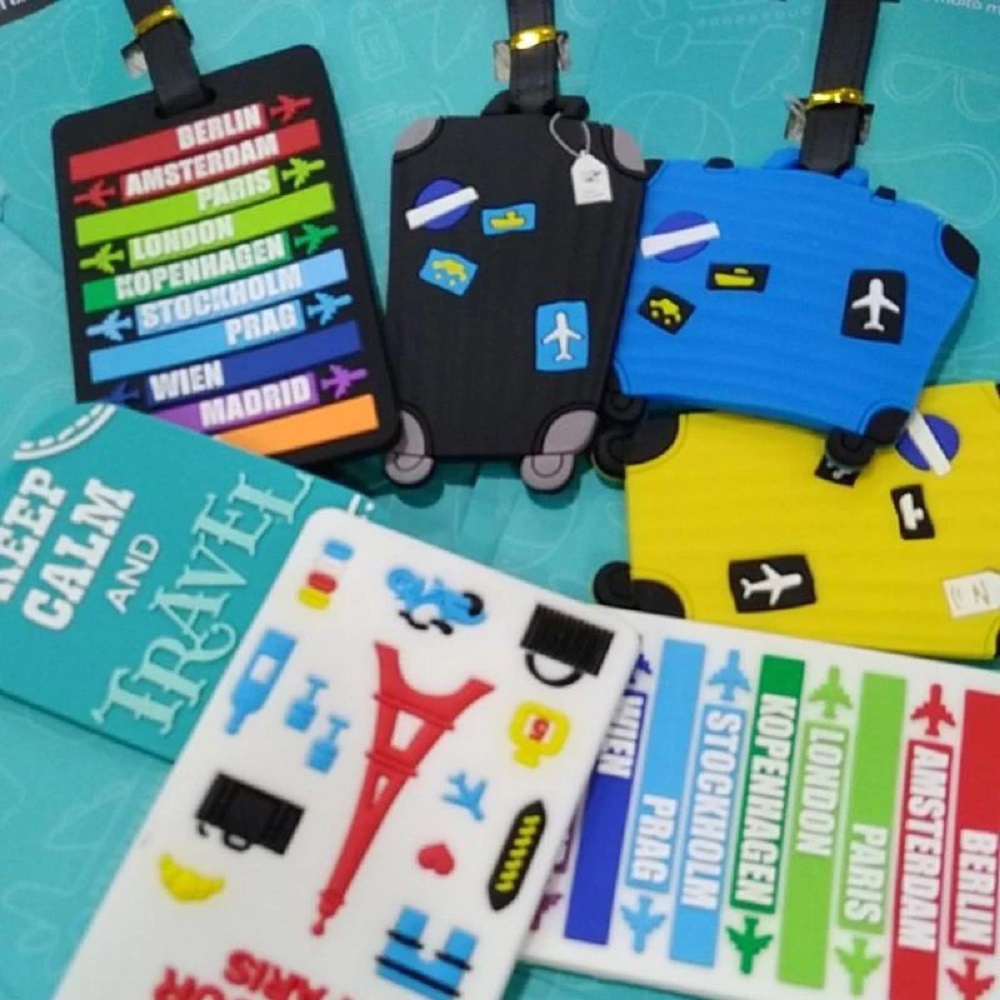 Etiqueta de Bagagem Identificador de Mala Viagem Tag Mochila - Faz a Boa!