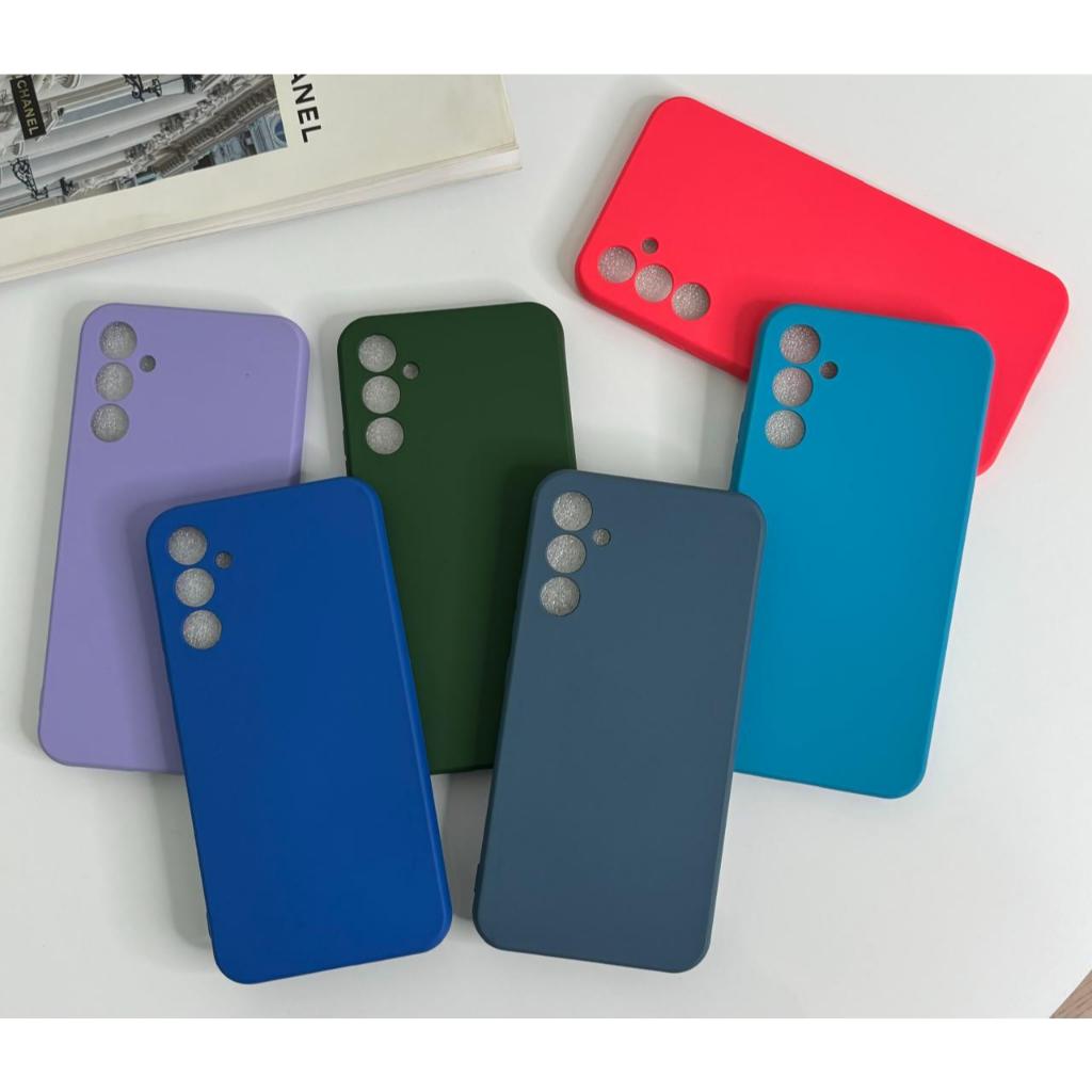 Kit Protetora Capa de Celular Samsung A34 5g + Película 3D Silicone Aveludado Capinha Case ...