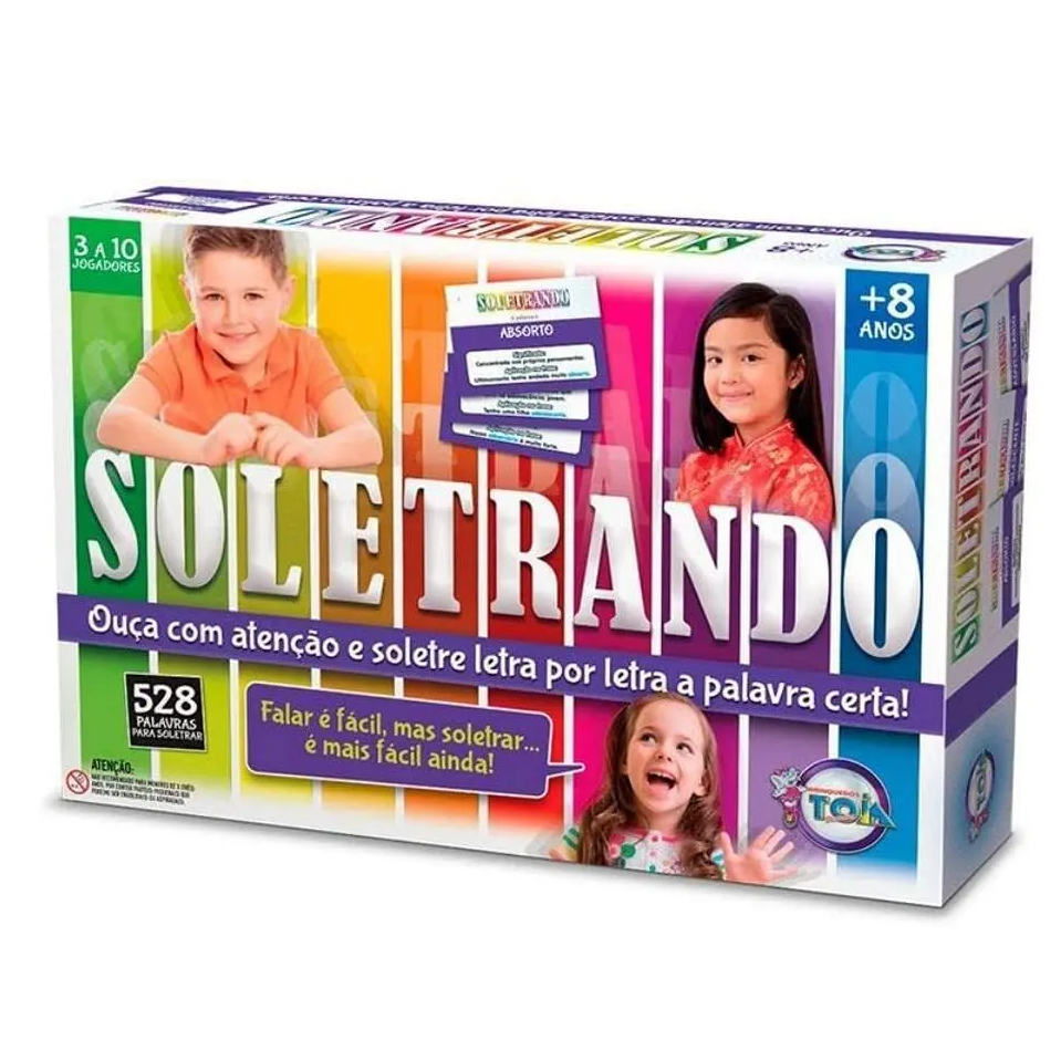JOGO SOLETRANDO - Jogo de Tabuleiro | Shopee Brasil