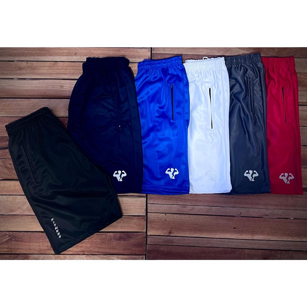 Kit 06 Shorts Bermudas Masculinas Básicas Ideal Para Treinar - Academia ...