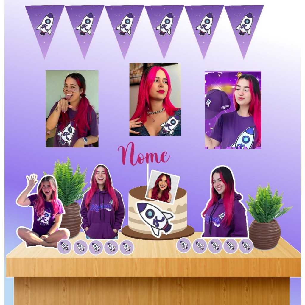 DECORAÇÃO KATLEN GRUPO DOS ROSA - Grupo dos Rosa - Emilly Vick | Shopee ...