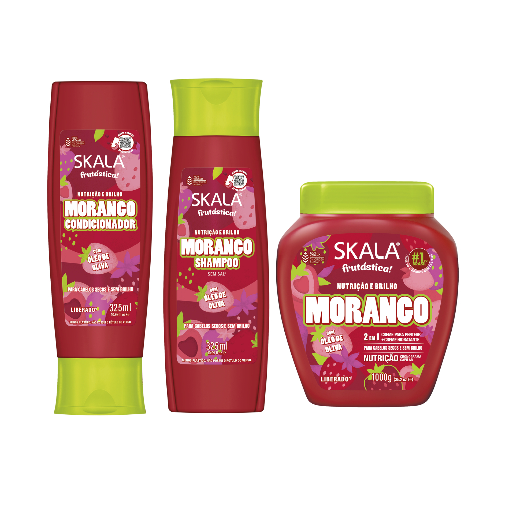 KIT SKALA MORANGO FRUTASTICA COMPLETO | Shopee Brasil