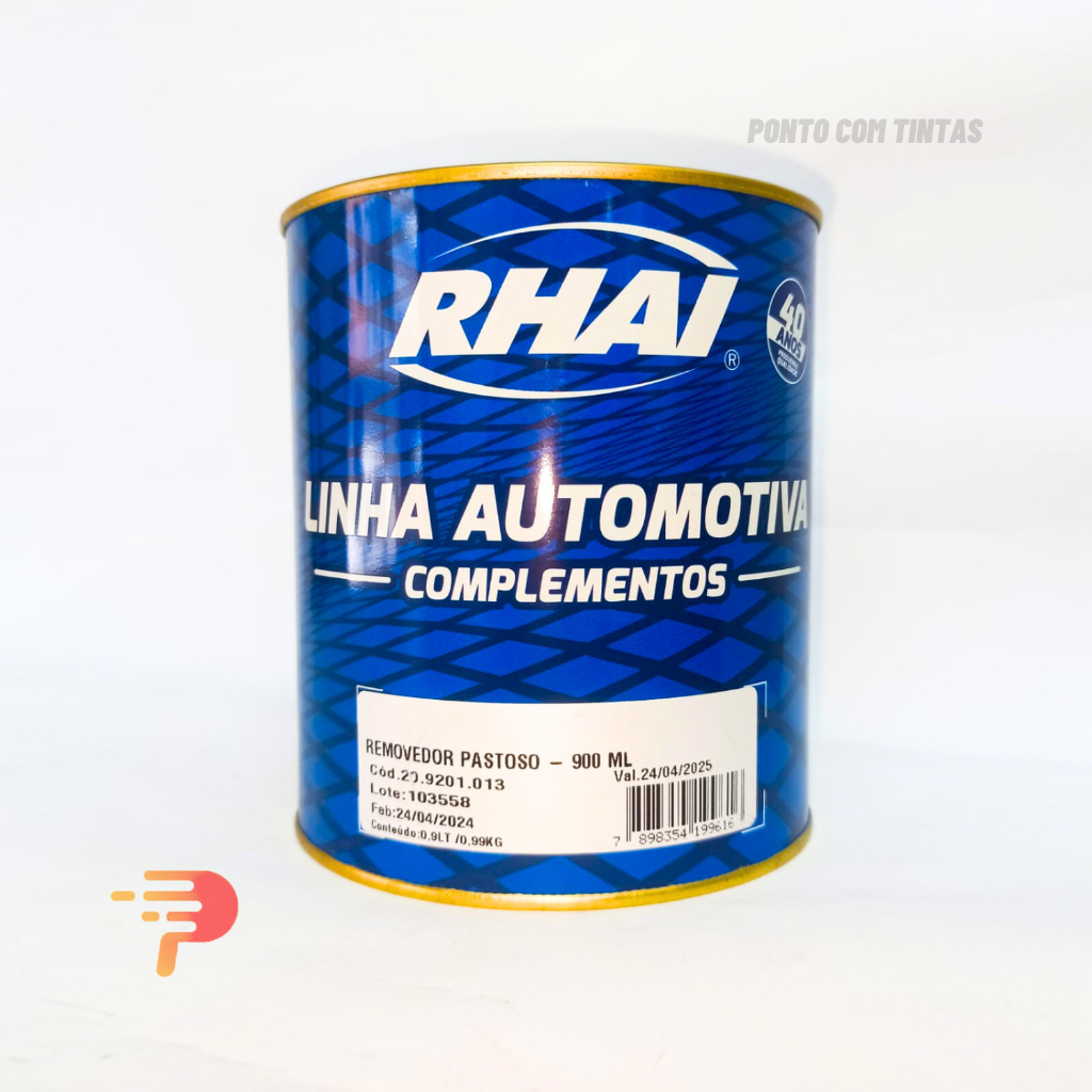 Removedor Pastoso De Tintas 900 ml Remove Tinta Fácil Rhai | Shopee Brasil