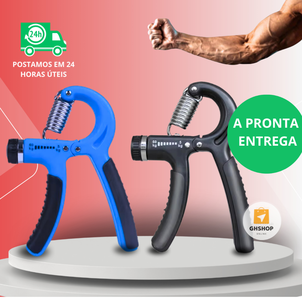 Hand Grip Flexor De Punho Exercício Para Mãos Ajustável Mola Treinar ...