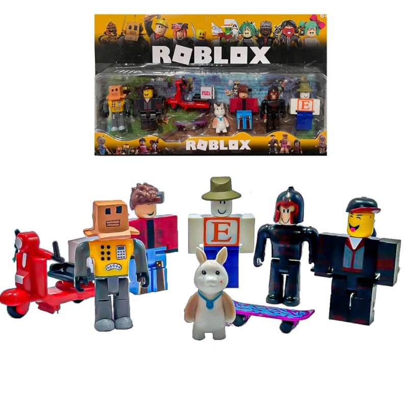Bonecos Roblox Coleção Kit 8 Peças Brinquedo Articulado! | Shopee Brasil