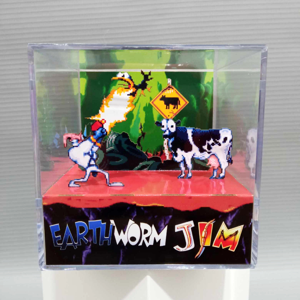 Cubo Diorama Earthworm Jim | Shopee Brasil