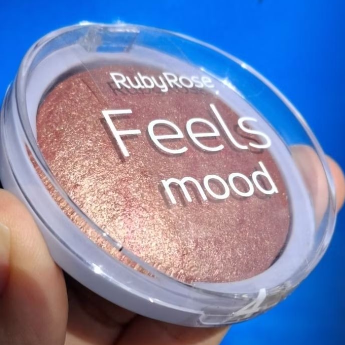 4 Blush Iluminador Ruby Rose Feels Mood (cores variadas 1, 3, 4, 5 e 6, informa na mensagem o ...