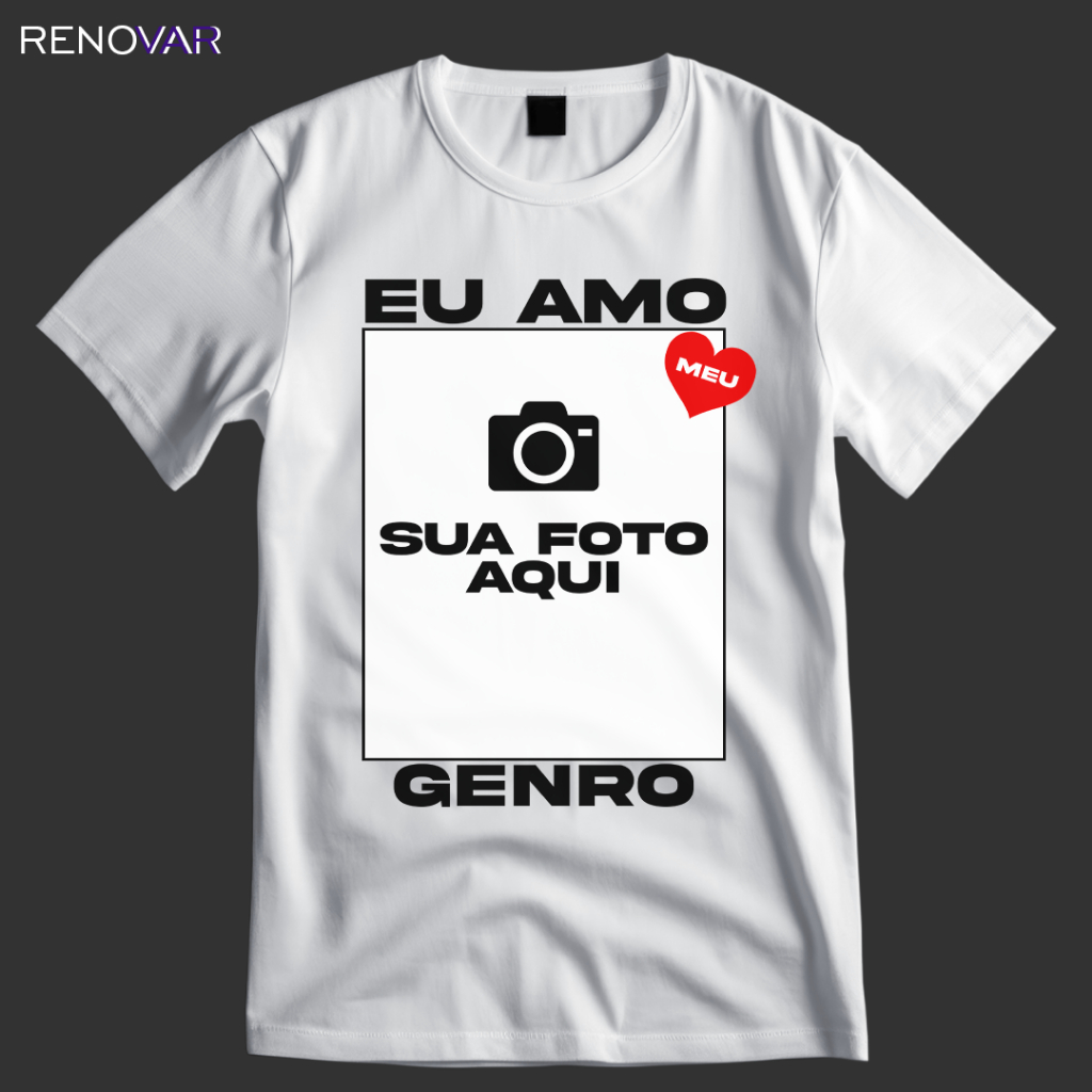 Camiseta Eu Amo Minha Nora/Genro Personalizada - Camisa Namorados Genro ...
