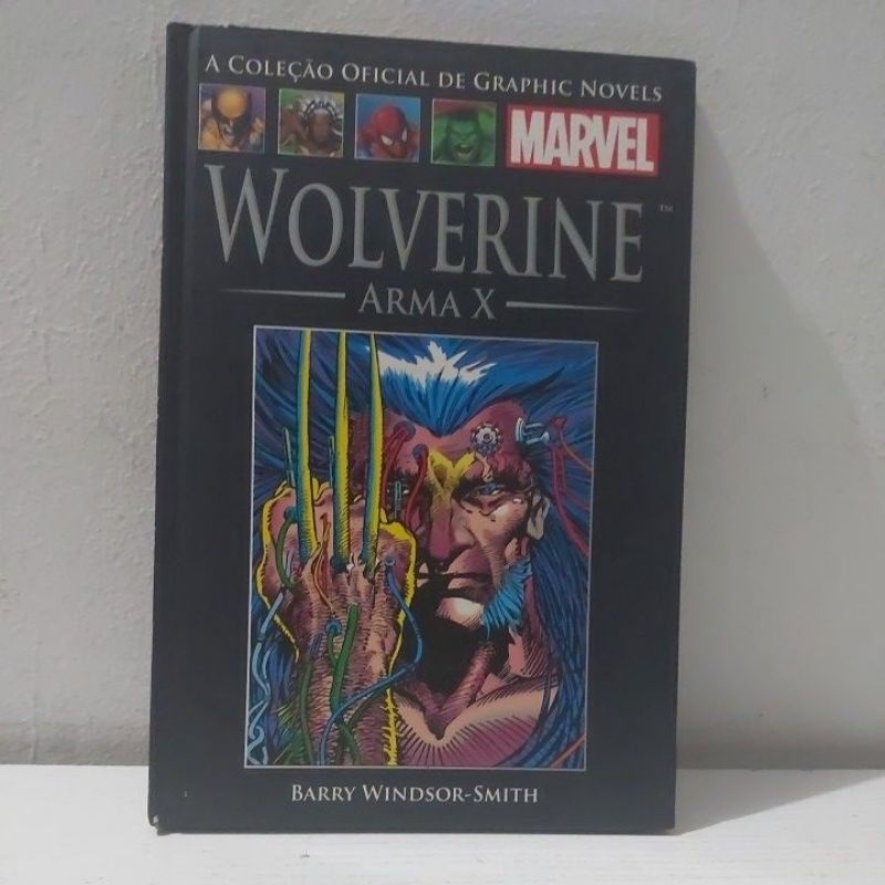 hq a coleção oficial de graphic novels wolverine arma x | Shopee Brasil