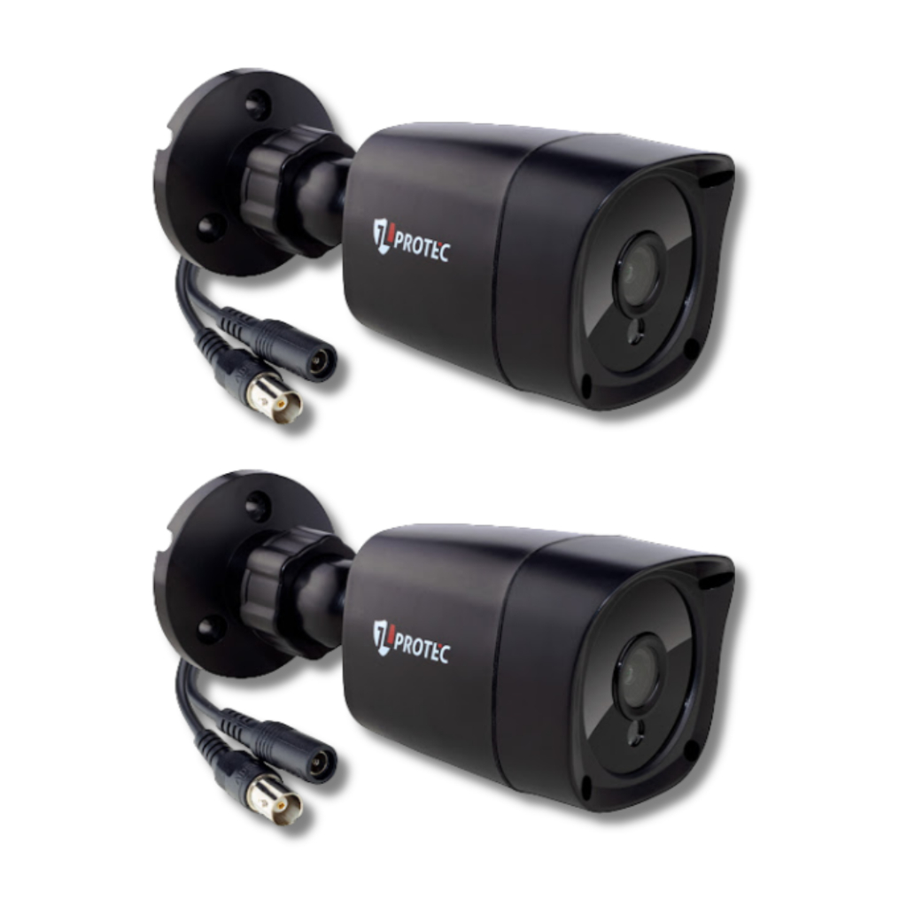 KIT 2 Câmera de Segurança Bullet Digital Jl Protec Jl 9020 Preta 2mp Ir ...