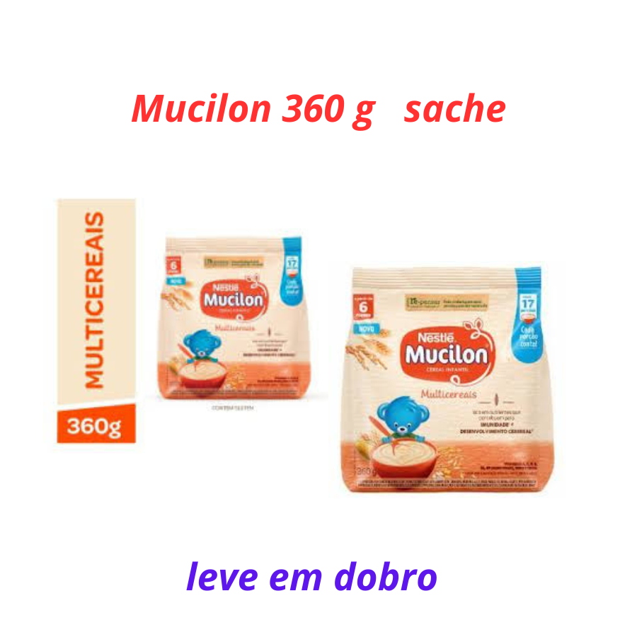Kit 2 Sache Mucilon Multi Cereais 720 g | Shopee Brasil