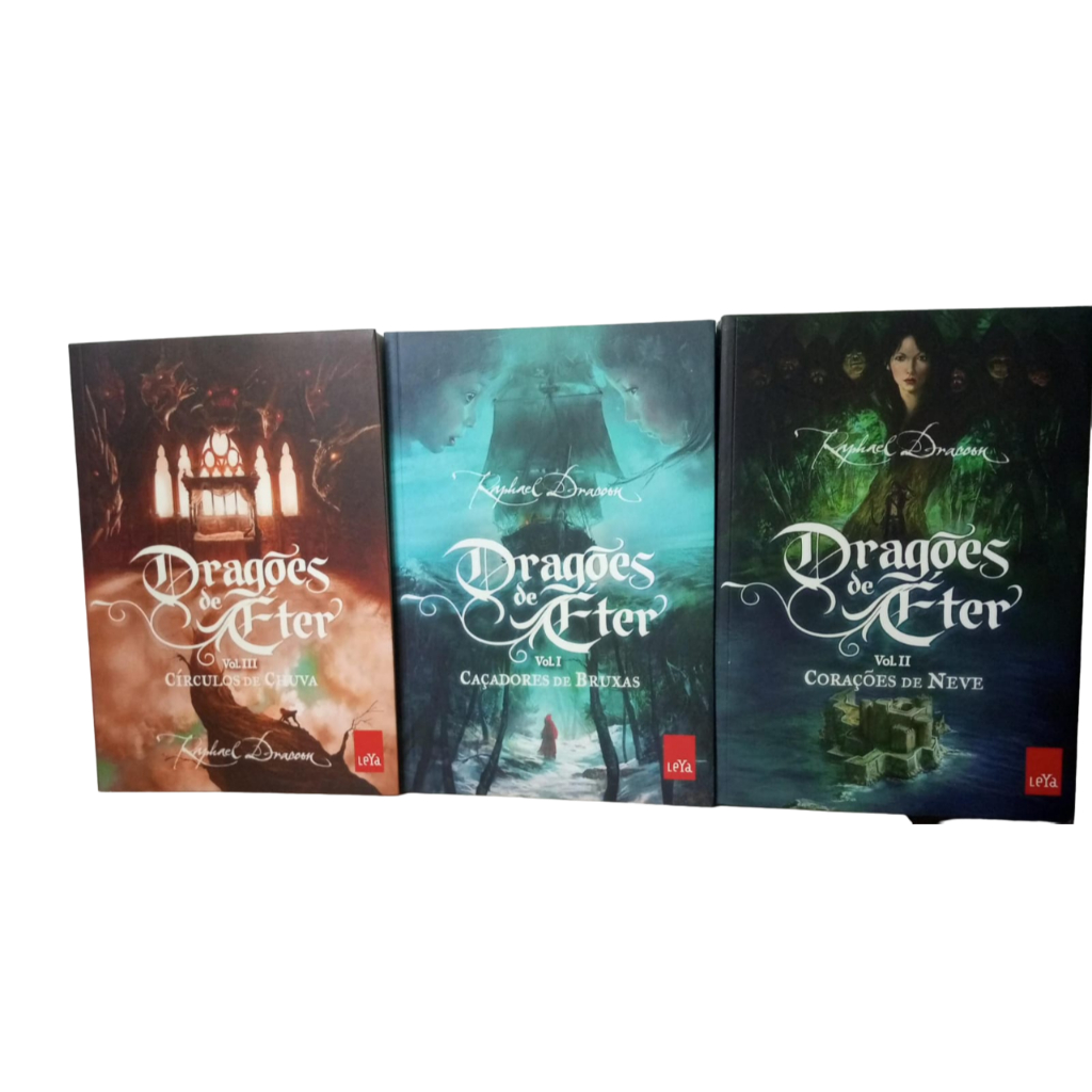 Box 3 Livros: Dragões de Éter - Raphael Draccon | Shopee Brasil