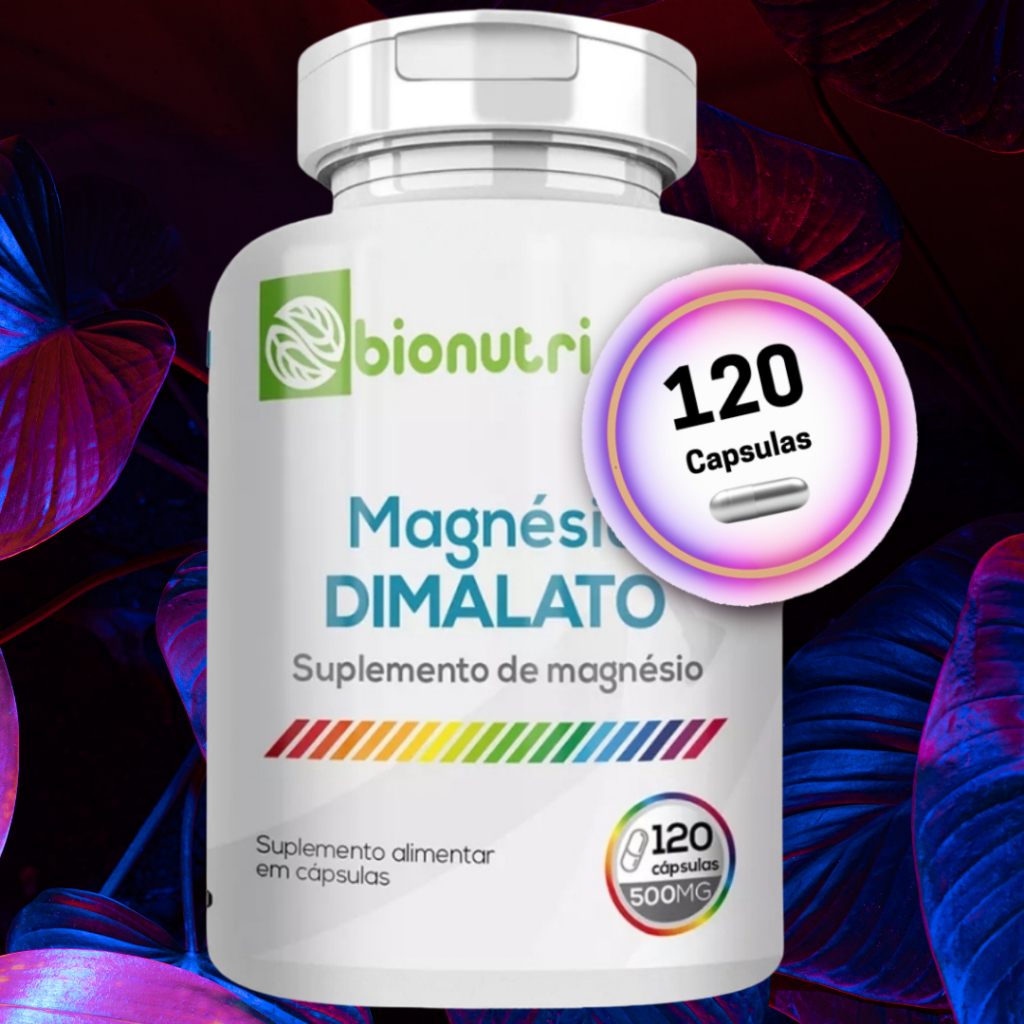 Magnésio Dimalato 120 Cáps Original Bionutri | Shopee Brasil