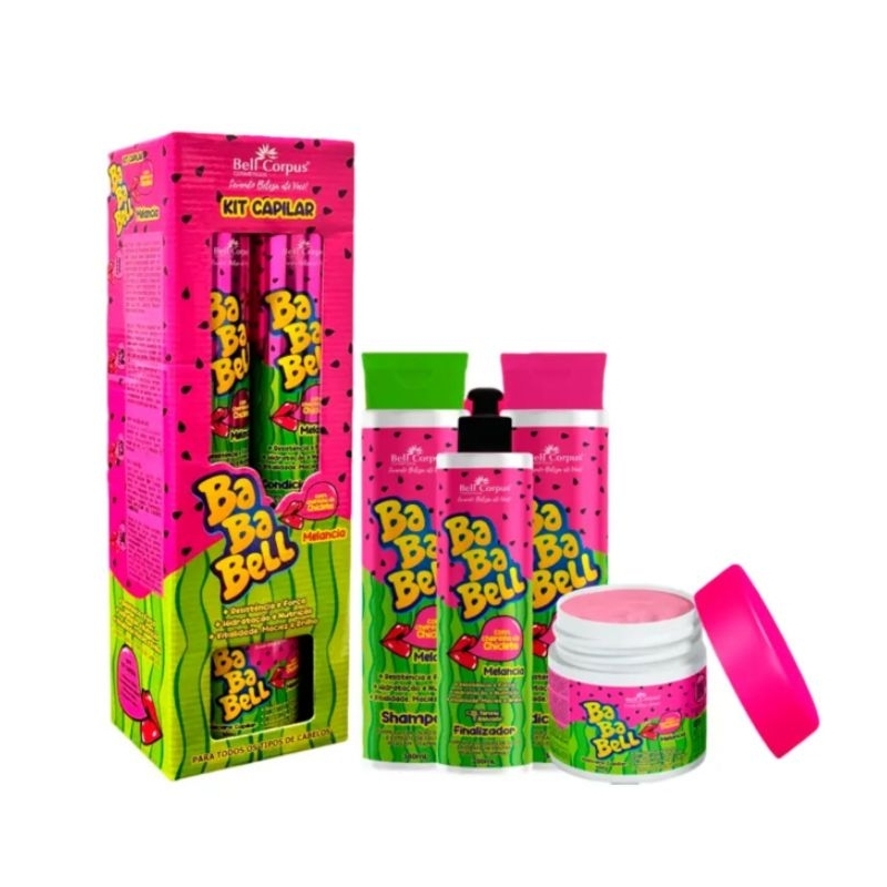 Kit Capilar Babaloo – Shampoo, Condicionador, Máscara Capilar e ...