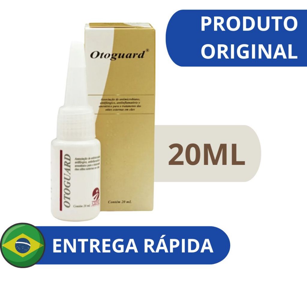 Solução Otológica para Cachorro e Gato Cepav Otoguard 20ml | Shopee Brasil