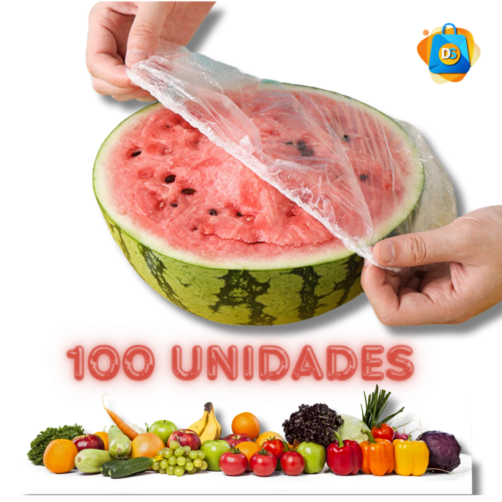 Kit 100 Tapa Mosca Cobre Alimentos Tampa Proteção Redinha de Comida em ...