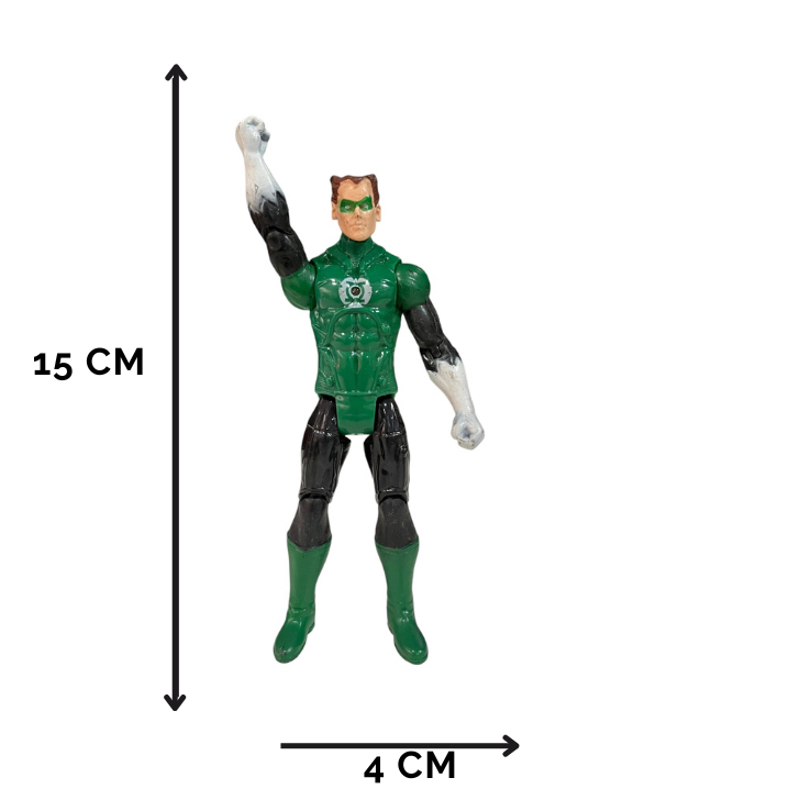 Boneco Brinquedo Lanterna Verde personagem Heroi colecionável Figure ...