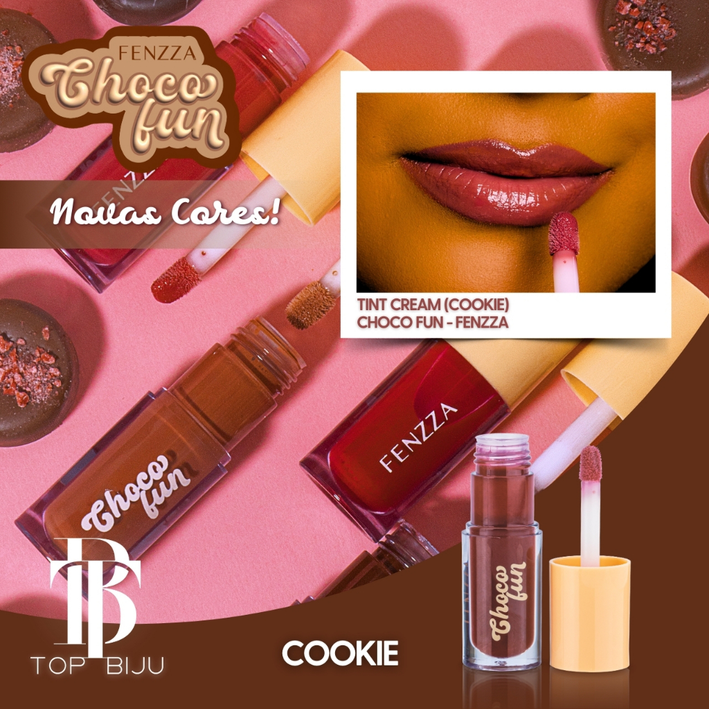Tint Cream Gloss Laqueado Choco Fun Collection - Fenzza NOVAS CORES ...