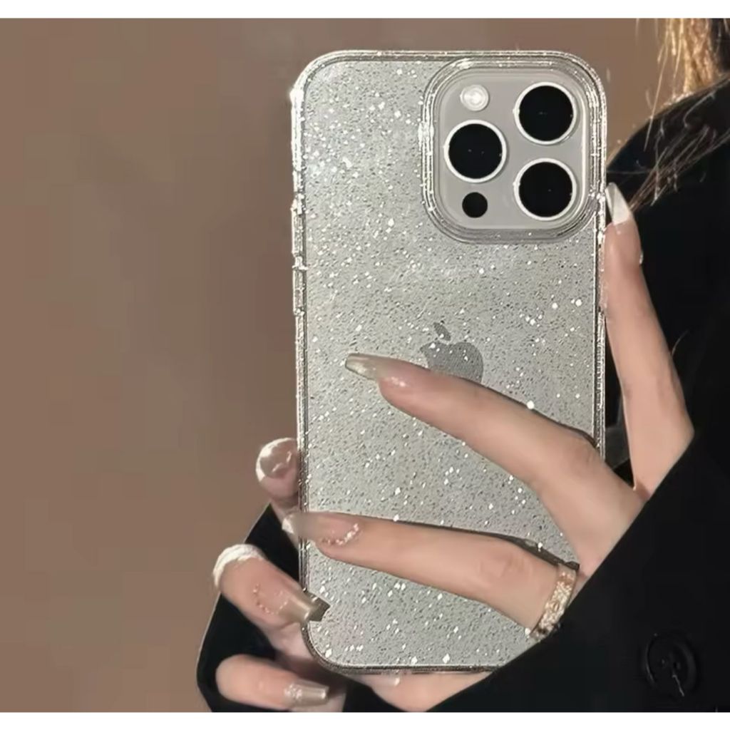Capa Com Brilho SLIM CLEAN Glitter Flexível Básica Brilhosa Delicada ...