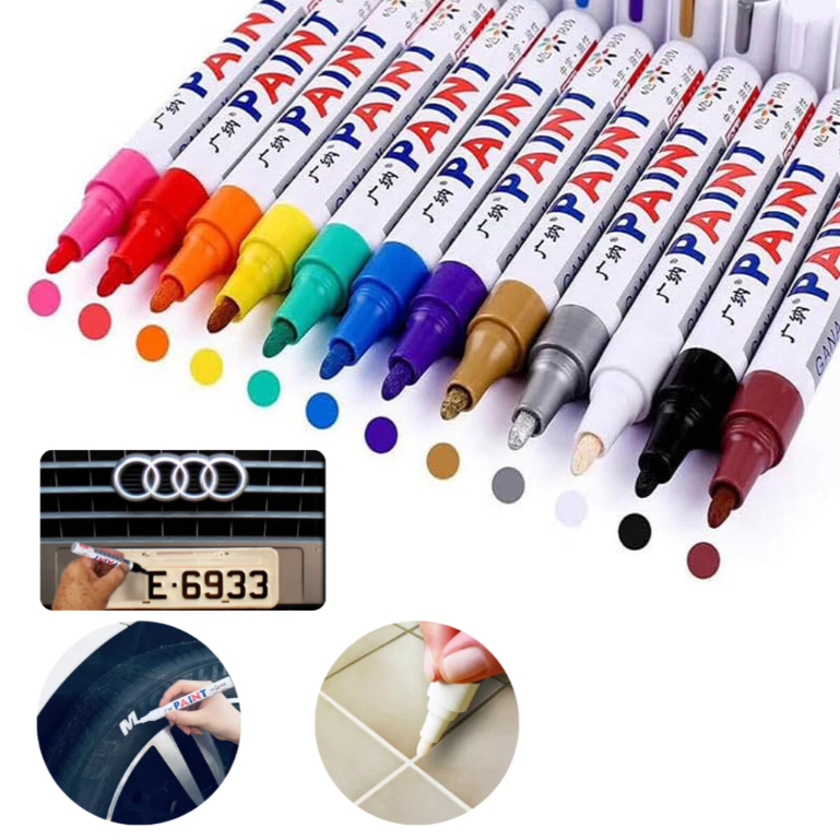 Caneta Paint Original Reparadora Pintura Automotiva Permanente Tira ...