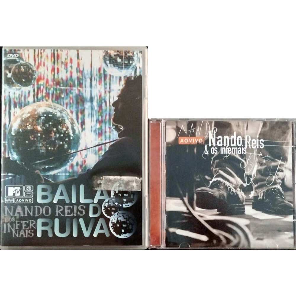 CD + DVD Nando Reis - Bailão do Ruivão + Ao Vivo / semi-novos | Shopee ...