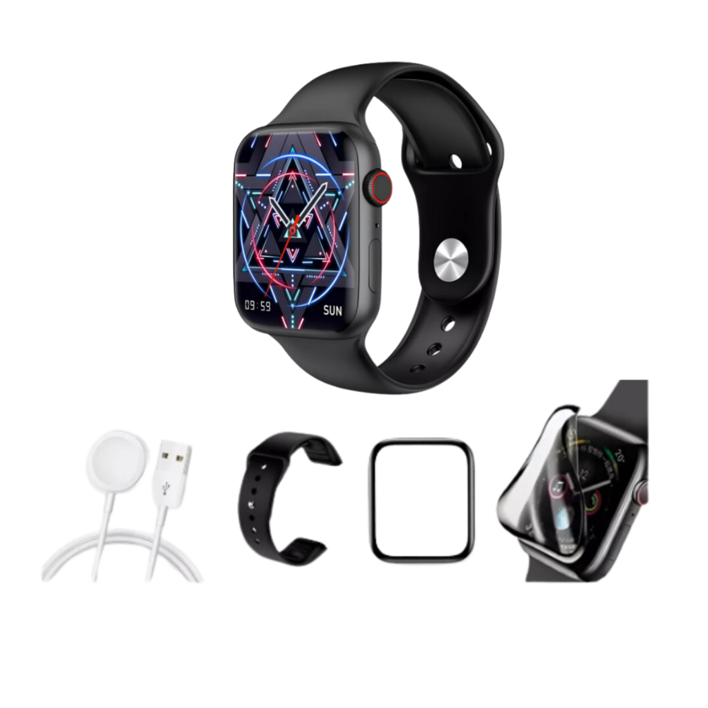 Relogio Smartwatch GL 08 Pro 45 mm Esporte NFc Bluetooth Masculino E ...