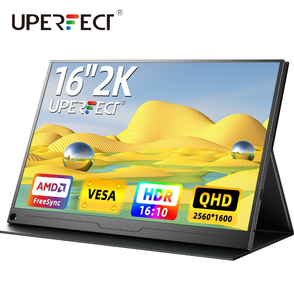 Monitor portátil UPERFECT 16 polegadas 2K 120Hz/144HZ 2560*1600 Display ...