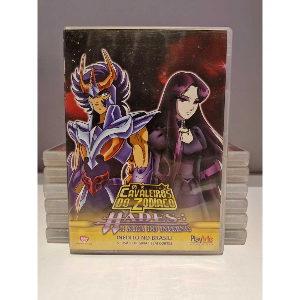 OS CAVALEIROS DO ZODÍACO - HADES: A SAGA DO INFERNO - DVD - Original | Shopee Brasil