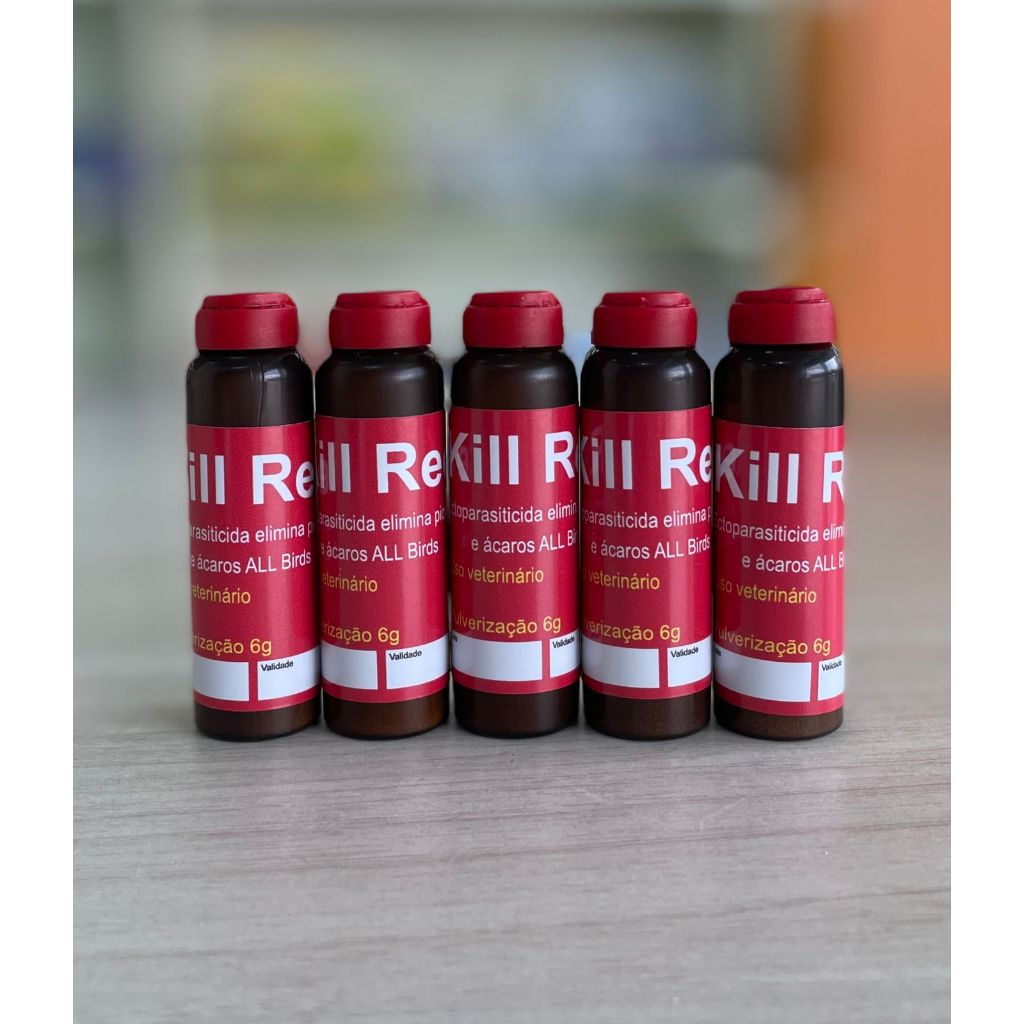Kill Red Piolhicida - Contra Ácaros e Piolhos 1,2g - 2,4g - 6g | Shopee ...