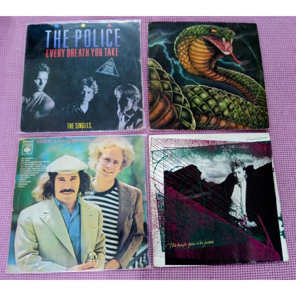 8 LPs (LOTE): The Police - The Singles / RPM - Naja / Simon & Garfunkel ...