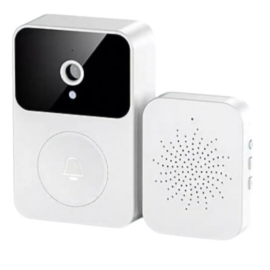 Campainha Com Câmera I Sem Fio Wi-Fi Com Áudio Com Visão vídeo porteiro ...