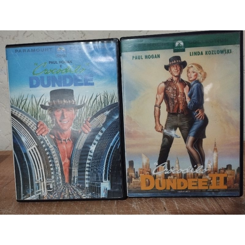 DVDs Crocodilo Dundee 1 e 2 - ORIGINAIS | Shopee Brasil