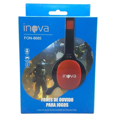 FONE DE OUVIDO INOVA GAMER- 8685 | Shopee Brasil