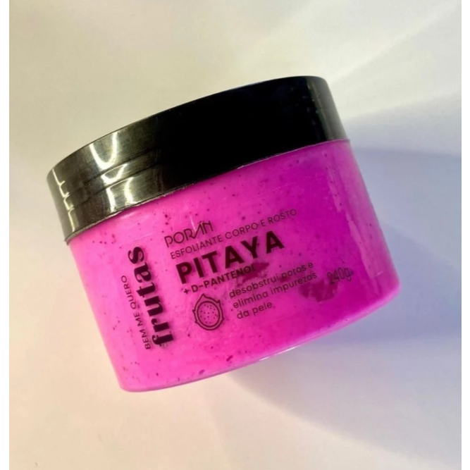 Esfoliante Corpo E Rosto Pitaya Porán 240g | Shopee Brasil
