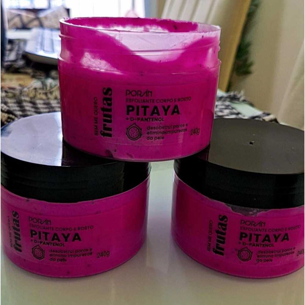 Esfoliante Corpo E Rosto Pitaya Porán 240g | Shopee Brasil