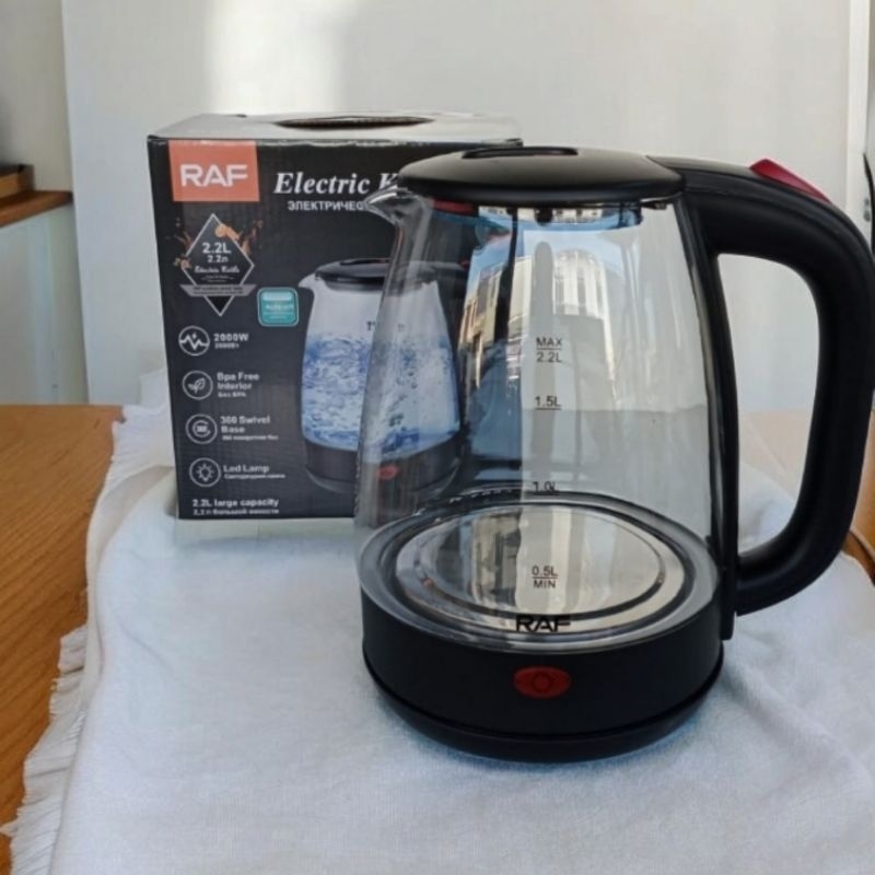 JARRA ELÉTRICA VIDRO 2,2L RAF 220v | Shopee Brasil