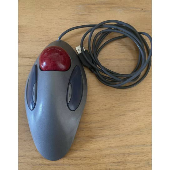 Mouse Logitech Logi Trackball T-BC21 Mármore Com Fio USB | Shopee Brasil