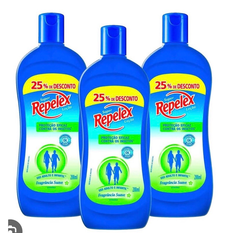 Kit Com 03 Repelex Family Care Repelente Loção 200ml | Shopee Brasil
